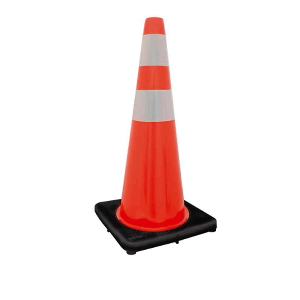 Cono Naranja Con 2 Reflejantes Superflexible Multiseñal – Safety Mart Mx