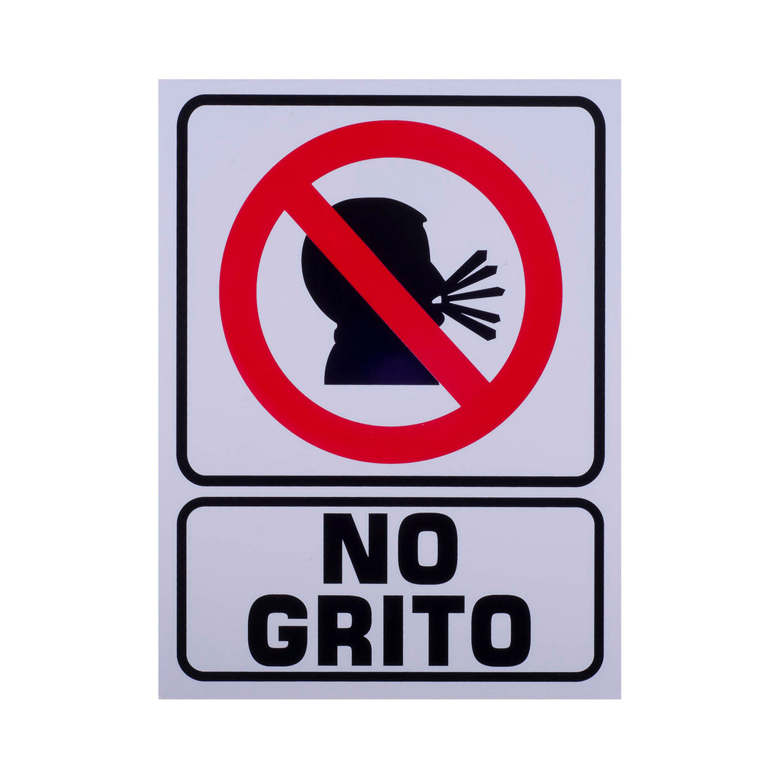 Señalamiento No Grito – Safety Mart Mx