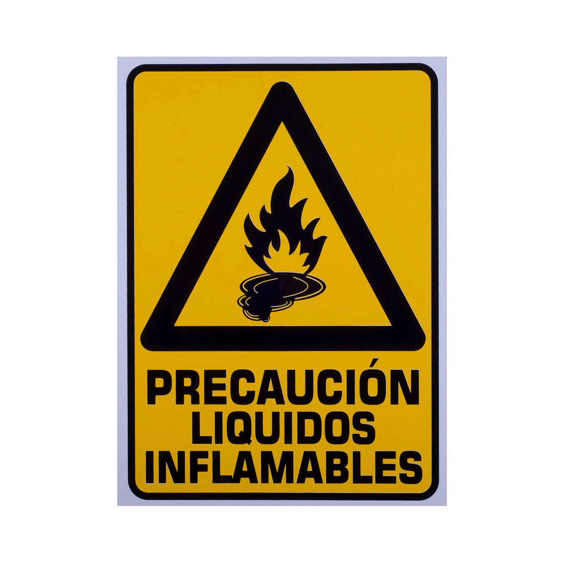 Señalamiento Precaución Líquidos Inflamables – Safety Mart Mx