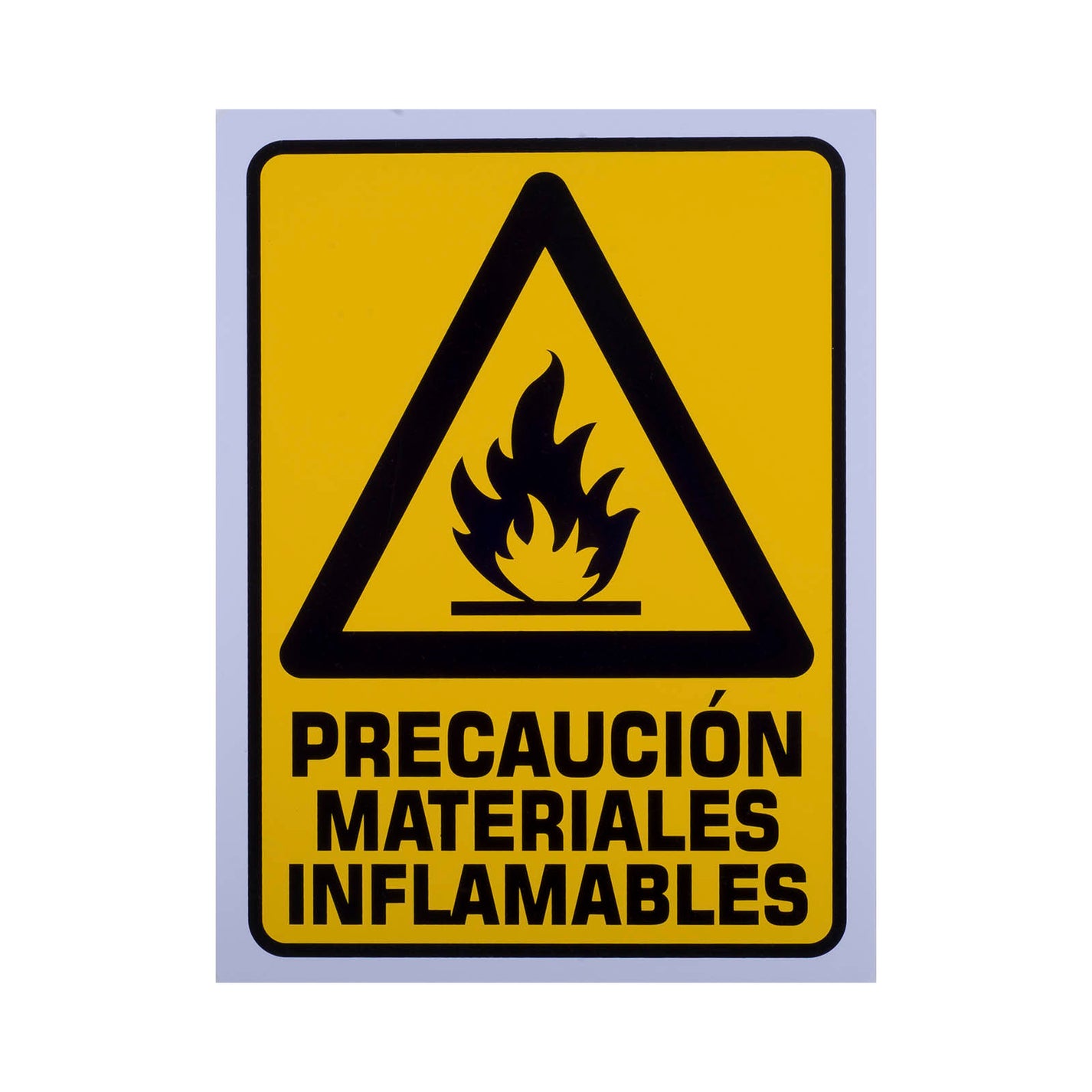 Señalamiento Precaución Material Inflamable – Safety Mart Mx