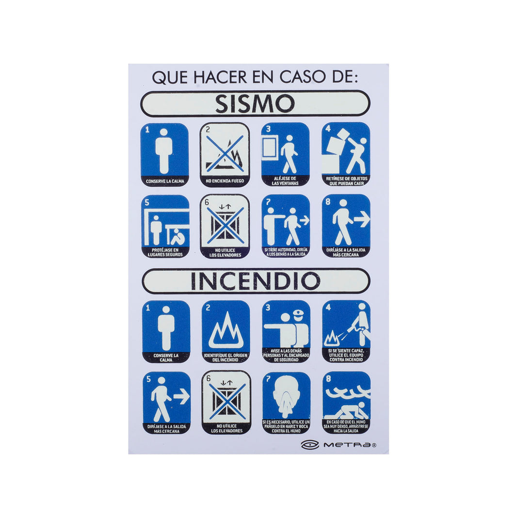 Señalética – tagged "Sismo" – Safety Mart Mx